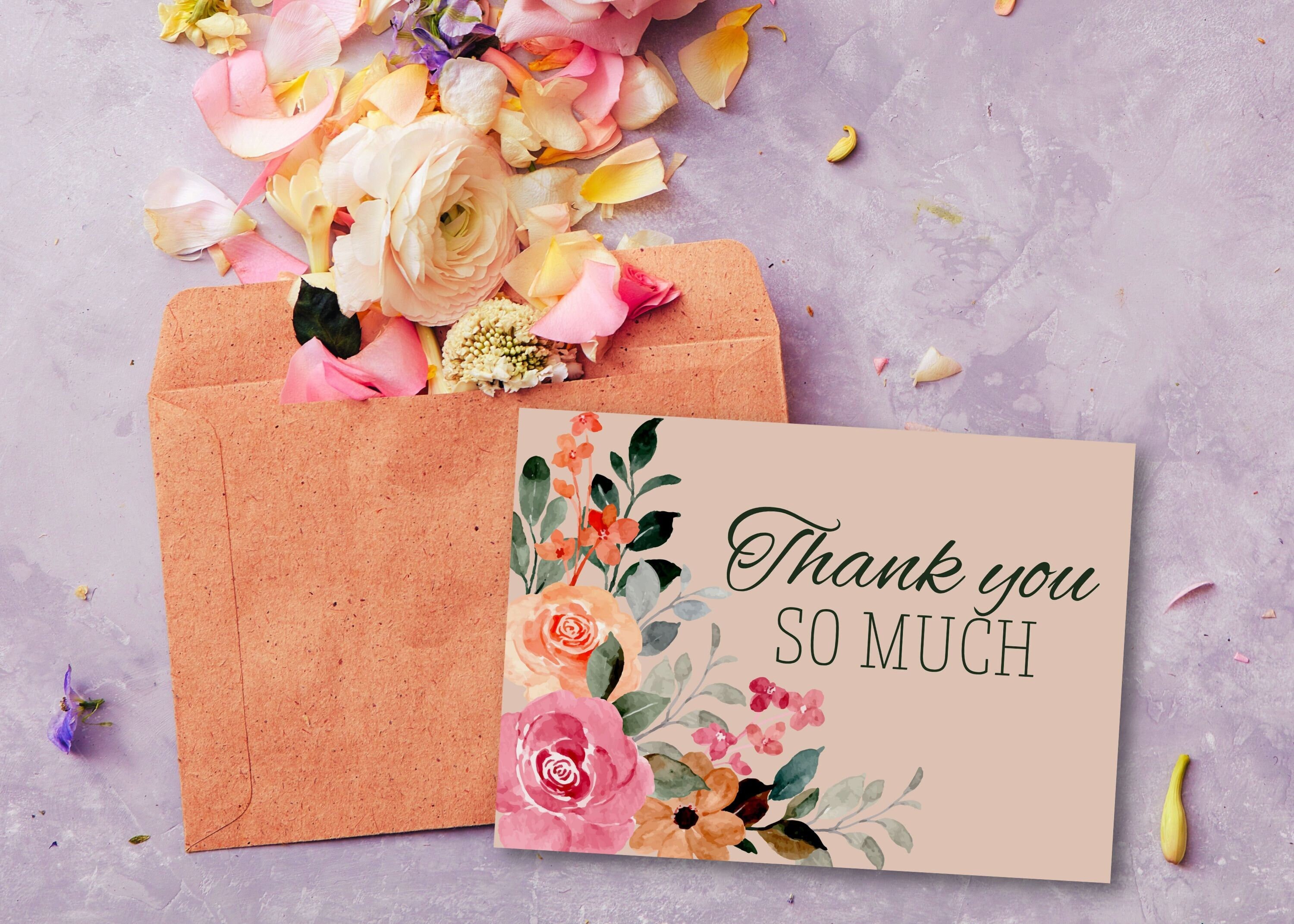 Digital Thank You Cards Printable Thank You Cards Thank You Cards ...