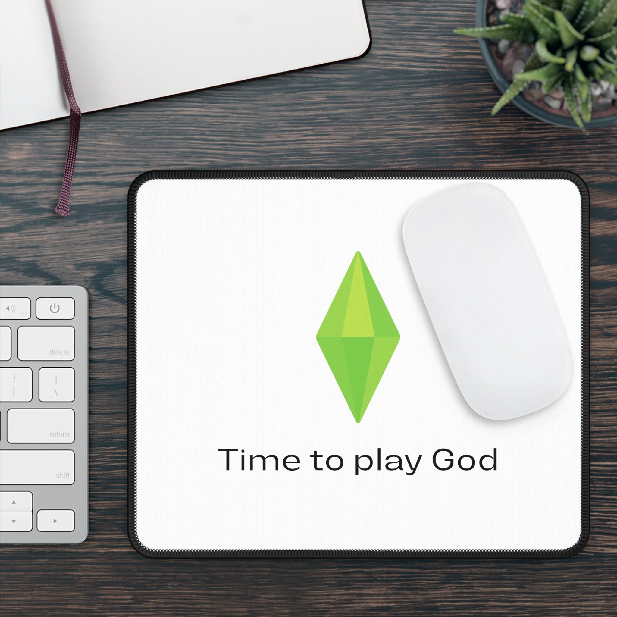 The Sims Time to Play God Gaming Mouse Pad Funny Sims Gifts, Office ...