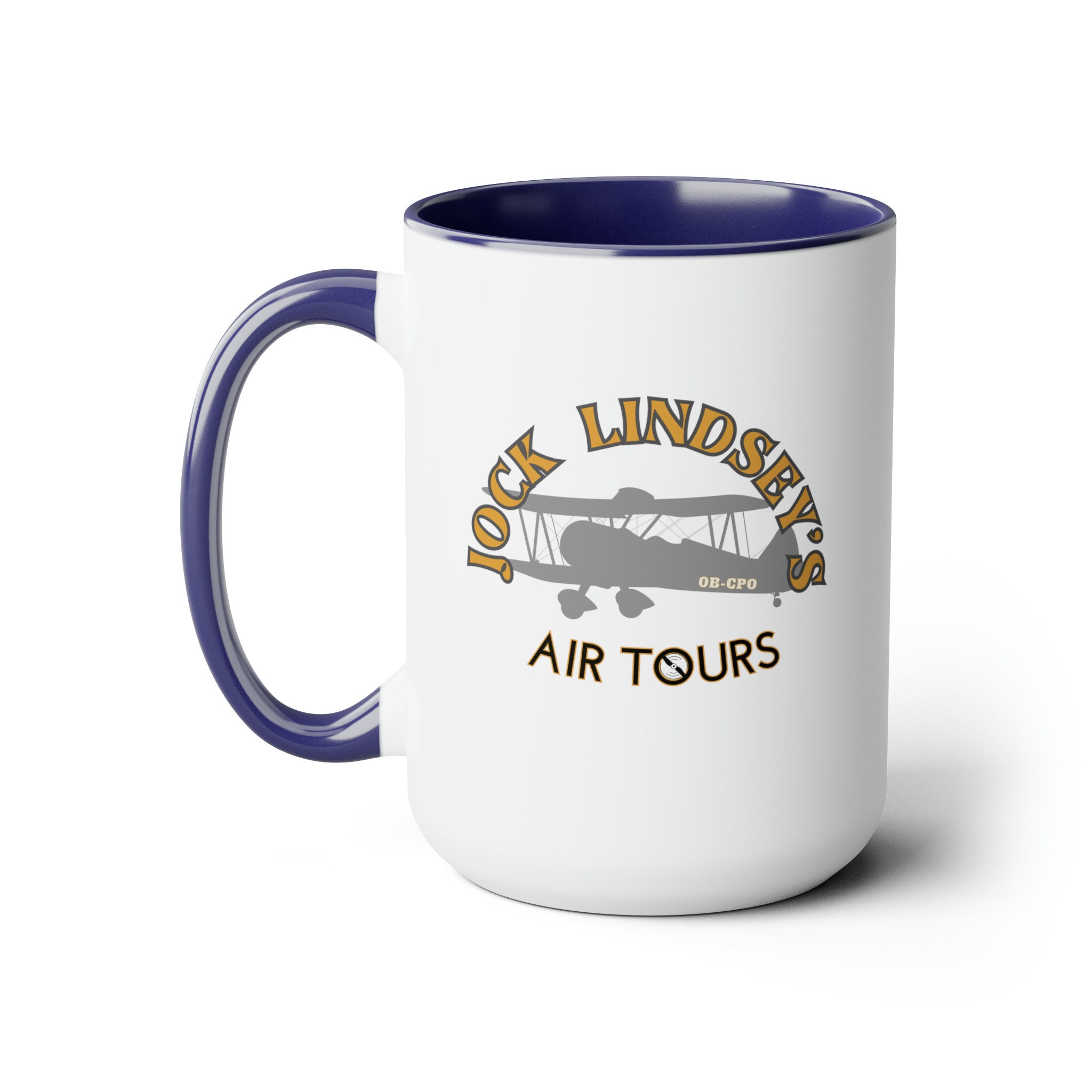 Jock Lindsey's Air Tours Two-tone Coffee Mugs 15oz Funny - Etsy