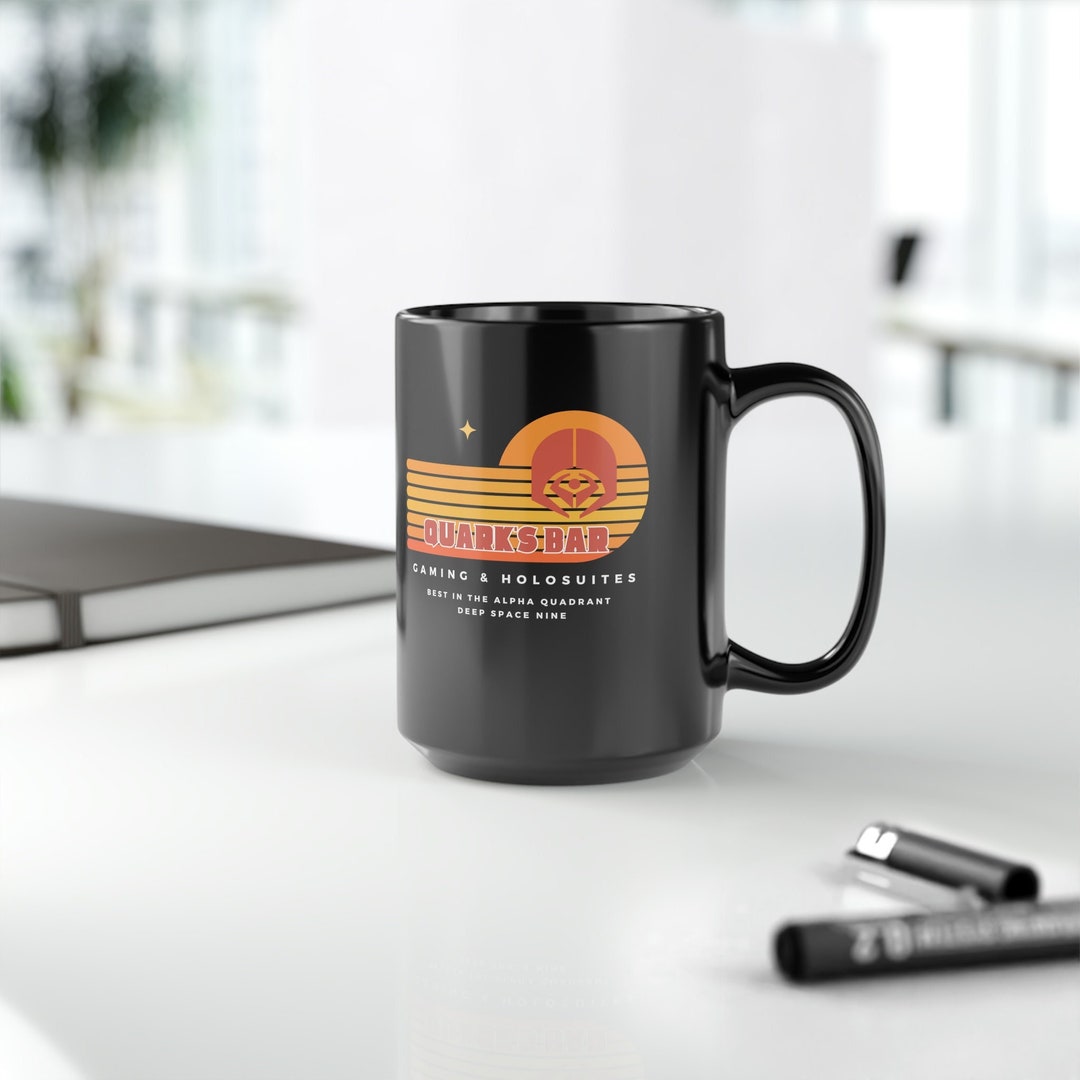 Quark's Bar Black Mug 15oz - Deep Space Nine - Gifts for Fans of Trek ...