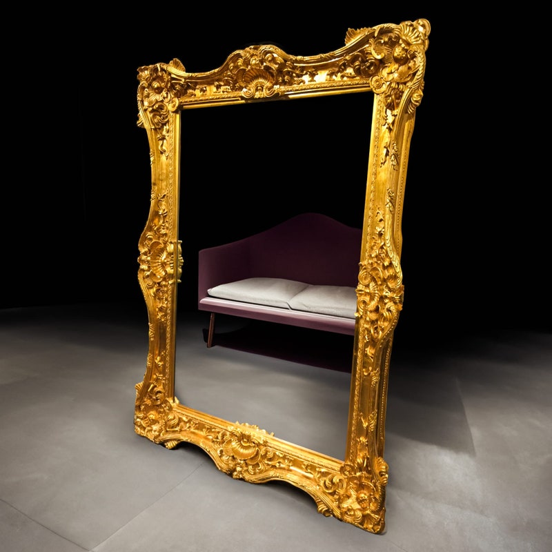Large Vintage Mirror - Etsy