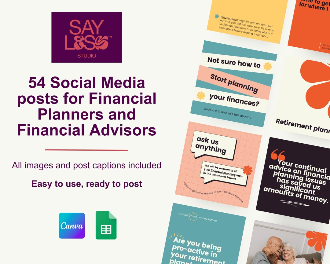 Autumnal Theme - 54 Social Media Captions and Designs for Finance ...
