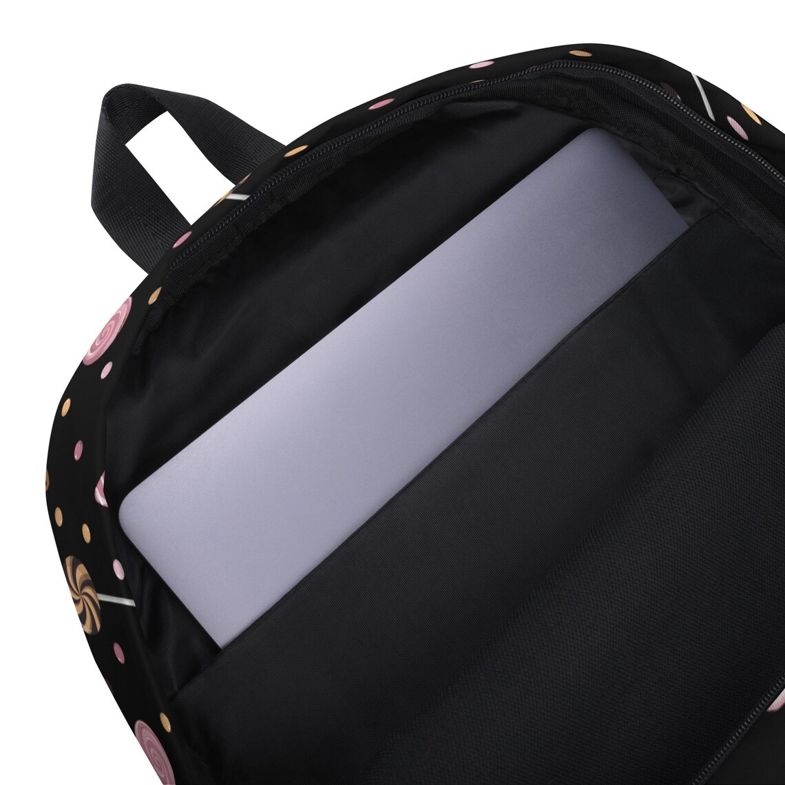 Halloween Candy Backpack for Women, Fall Sweets Water Resistant Bag for ...