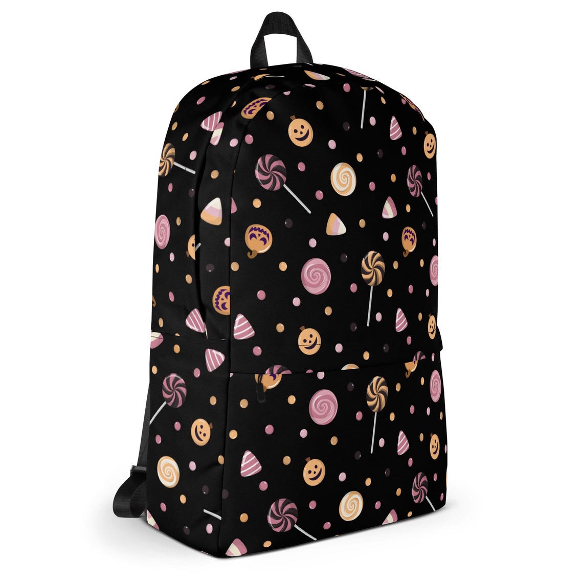 Halloween Candy Backpack for Women, Fall Sweets Water Resistant Bag for ...