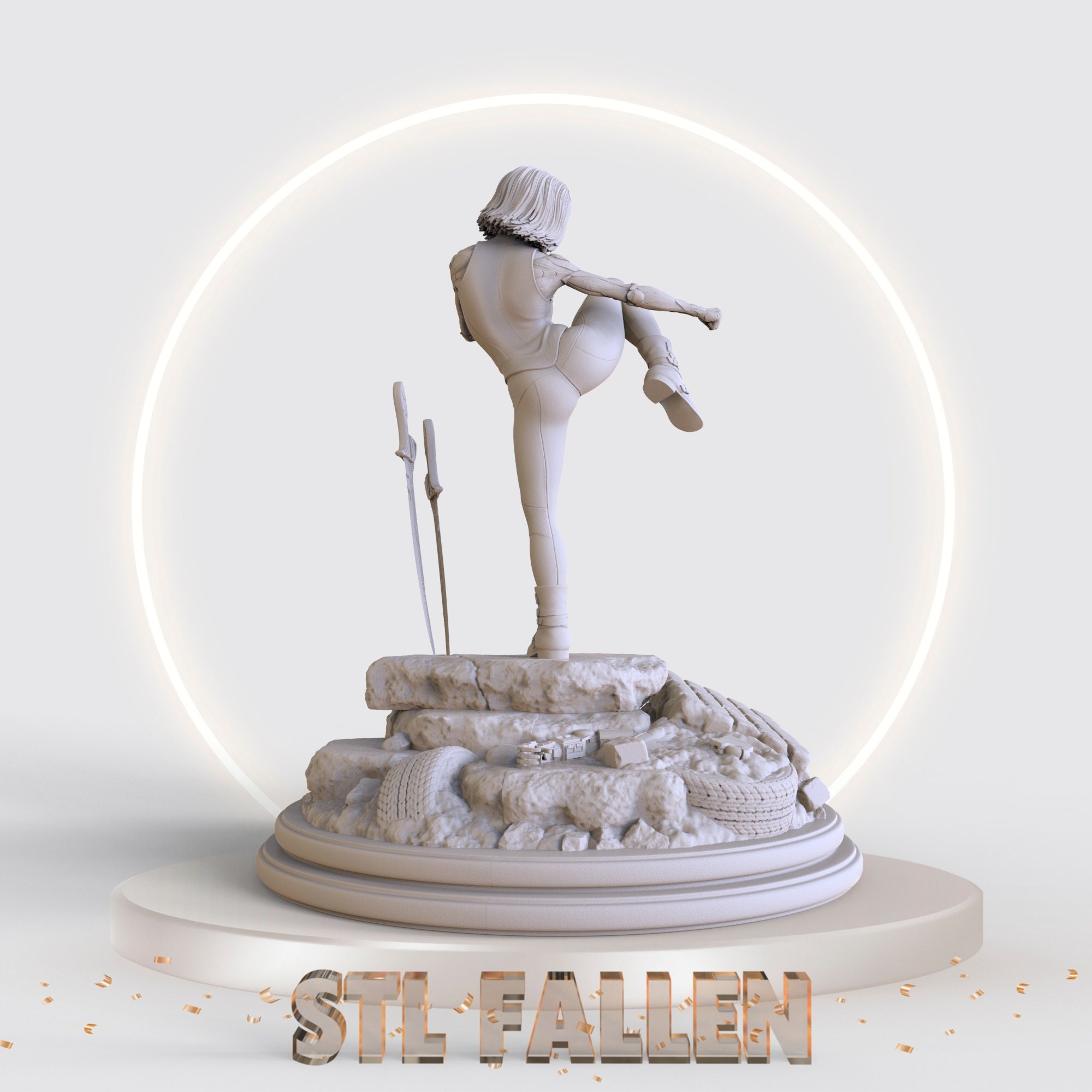 Alita Battleangel 3d Printable Stl File Instant Download Etsy