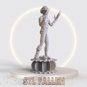 Edward Scissorhands 3D Printable STL File -instant Download - Fast and Easy Google Drive" STL ...