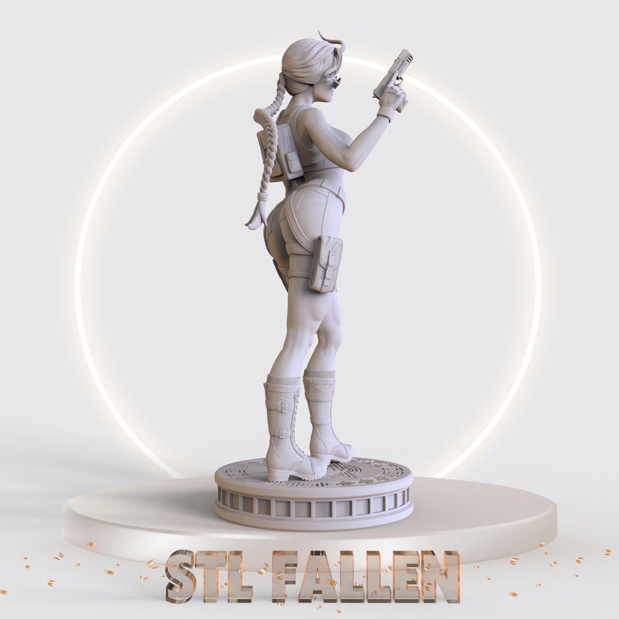 Tomb Raider Lara Croft 3D Printable STL File instant Download Fast and ...