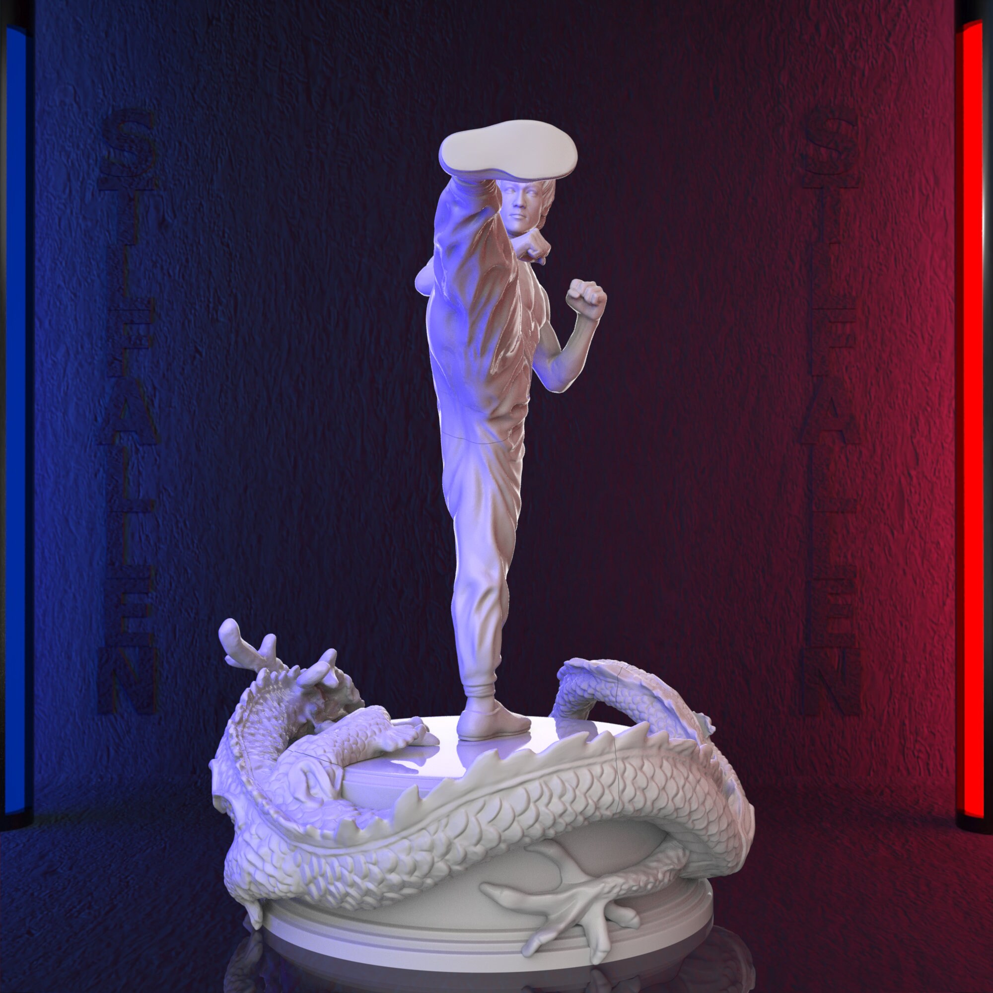 Bruce Lee 3D Printable STL File -instant Download - Fast and Easy for ...