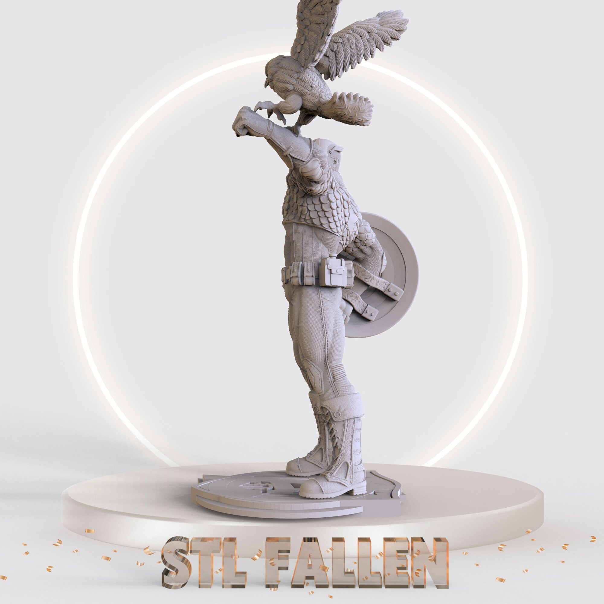 Capitan America Eagle 3D Printable STL File instant Download Fast and ...