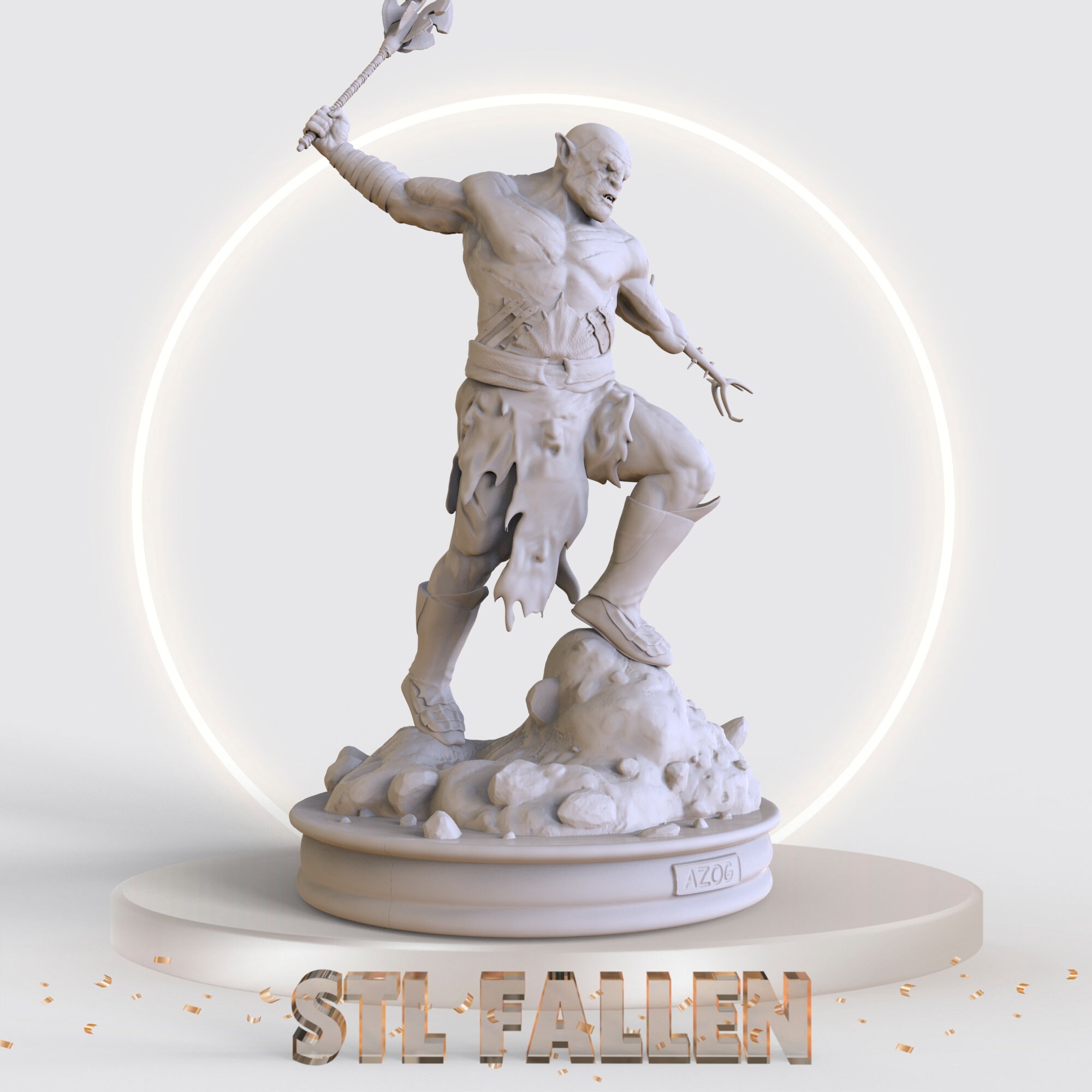 Azog 3D Printable STL File -instant Download - Fast and Easy Google ...