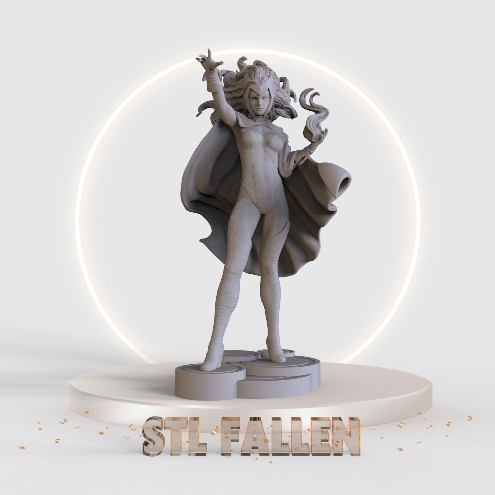 Scarlet Witch 3D Printable STL File instant Download Fast and Easy Google Drive STL FILE - Etsy