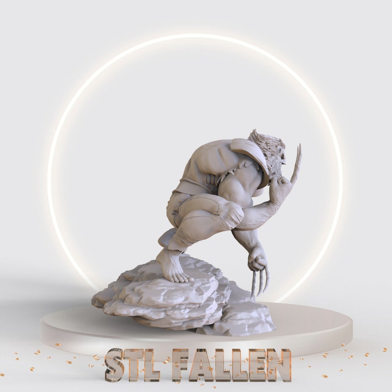 Wild Wolverine 3D Printable STL File instant Download Fast - Etsy