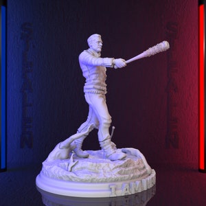 The Walking Dead Negan Statue 3D Printable STL File -instant Download ...
