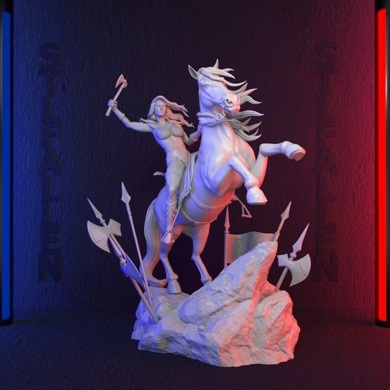 Red Sonya 3D Printable STL File instant Download Fast and - Etsy