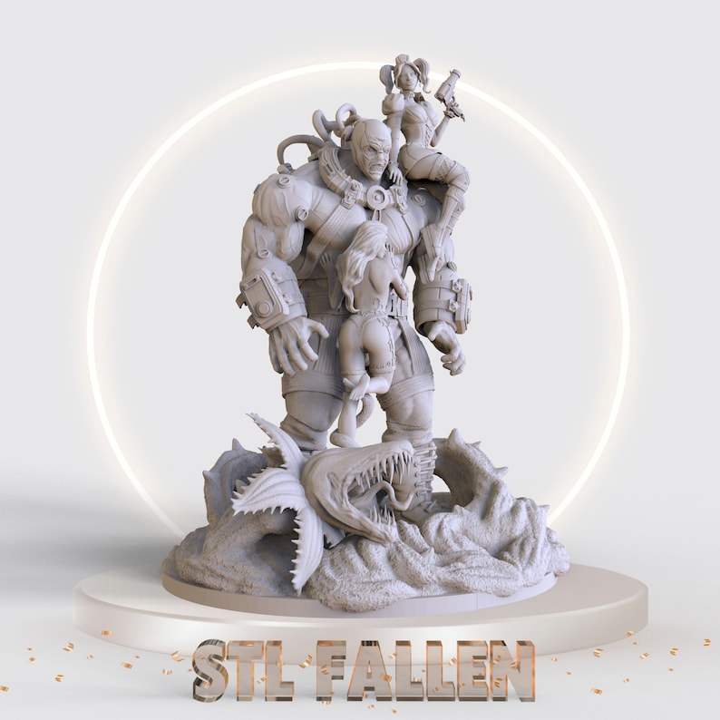 Bane Diorama 3D Printable STL File instant Download Fast - Etsy