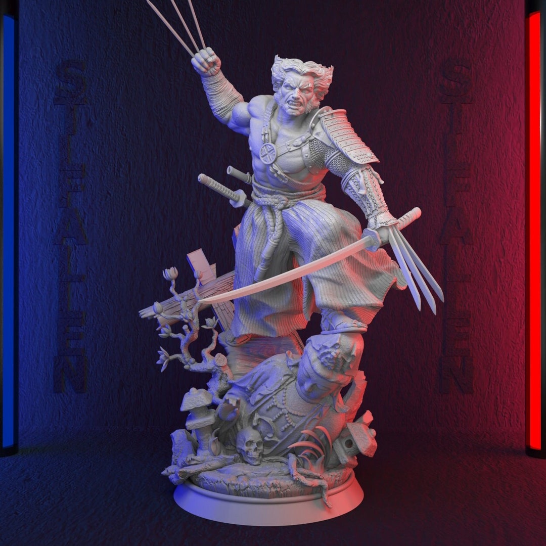 Wolverine Samurai 3D Printable STL File -instant Download - Fast and ...