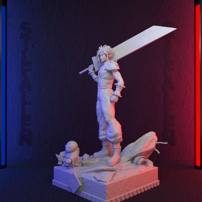 Final Fantasy 3D Printable STL File -instant Download - Fast and Easy ...