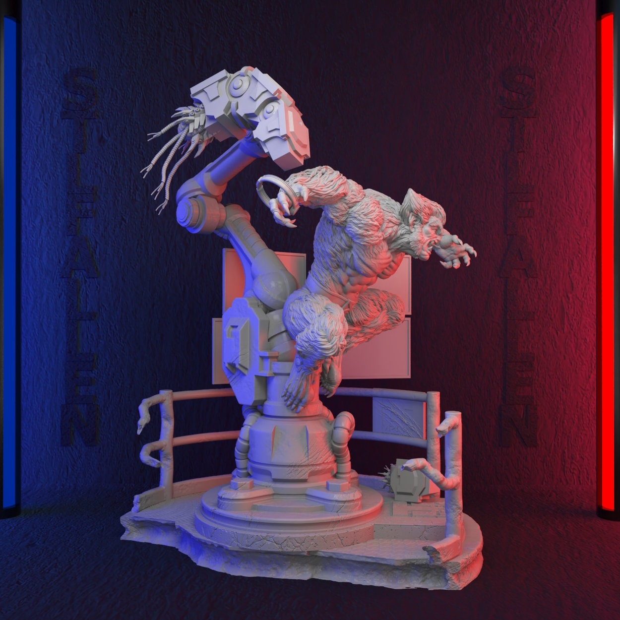 Beast Robot Arm 3D Printable STL File -instant Download - Fast and Easy ...