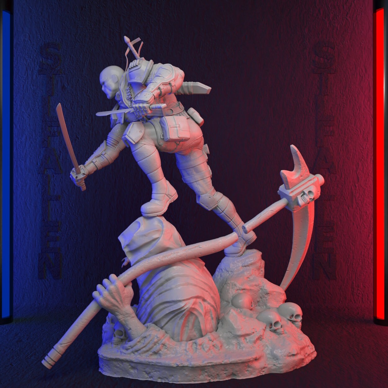 Deathstroke 3D Printable STL File -instant Download - Fast and Easy ...