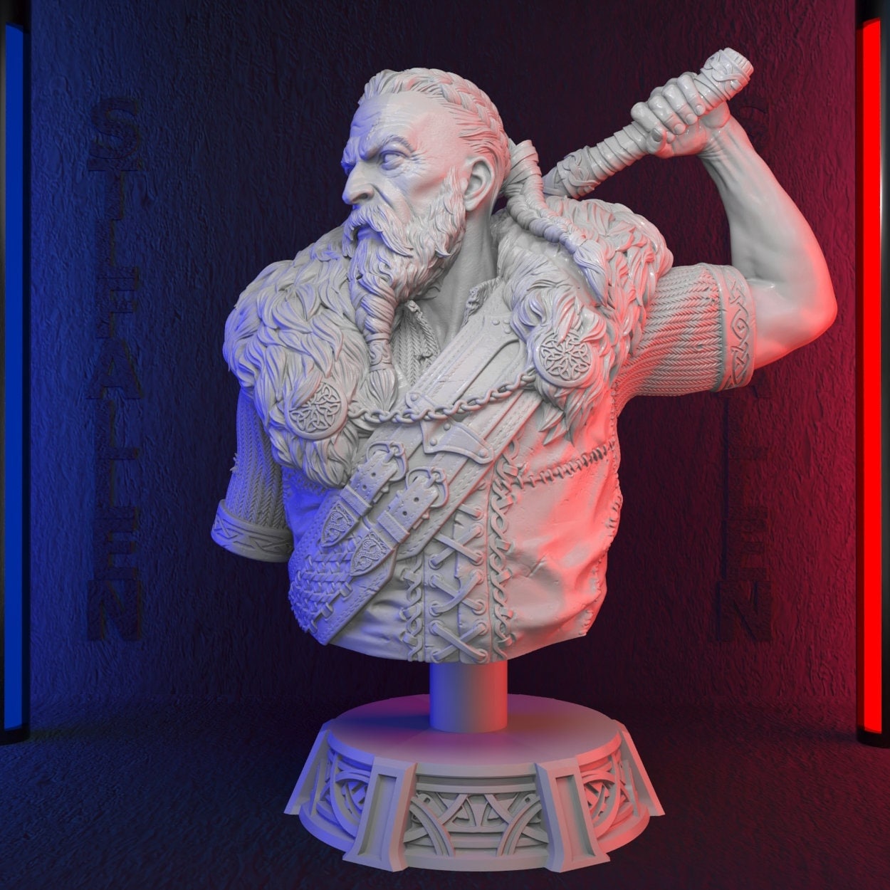The Viking Bust 3D Printable STL File instant Download Fast - Etsy Australia