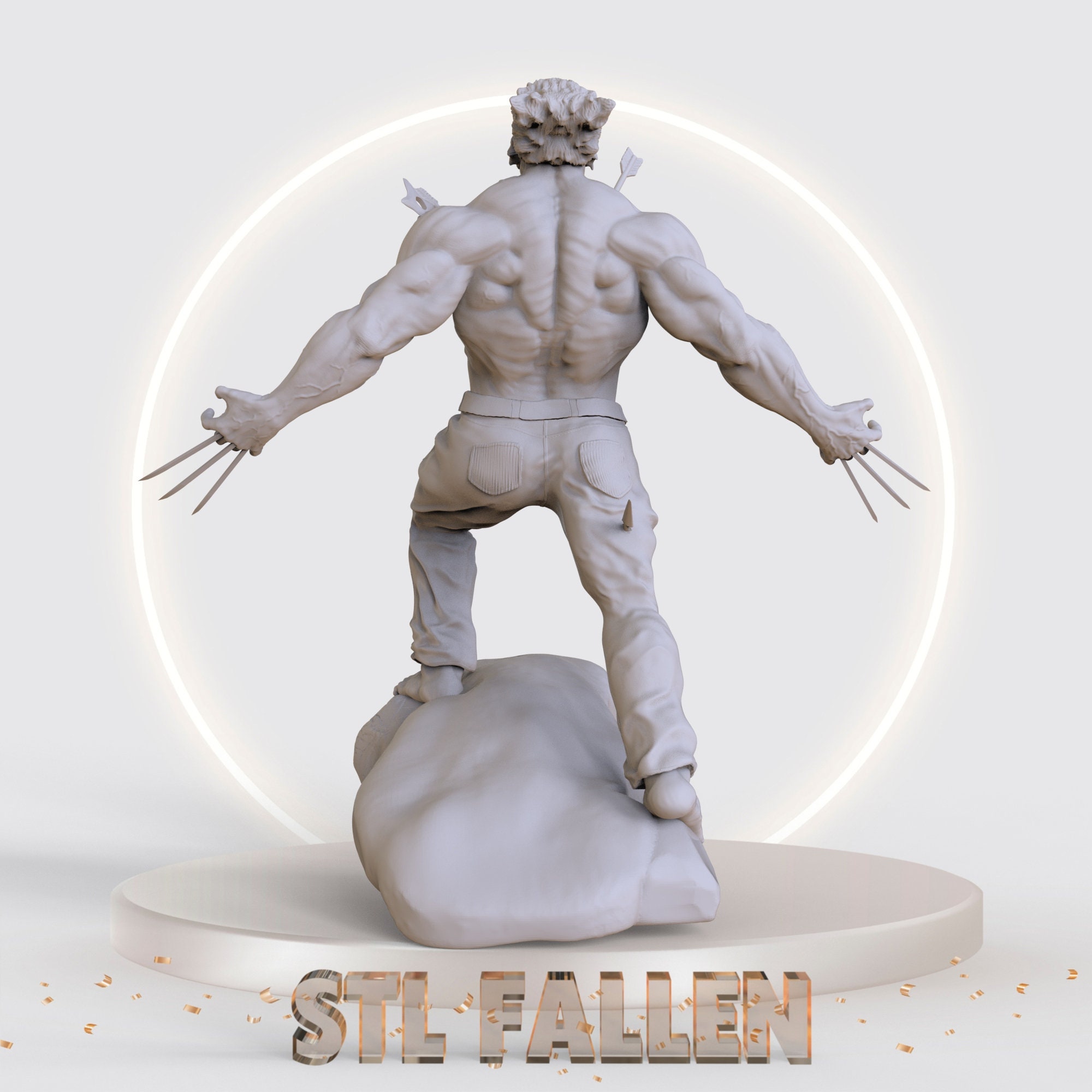 Wolverine Statue 3D Printable STL File instant Download - Etsy