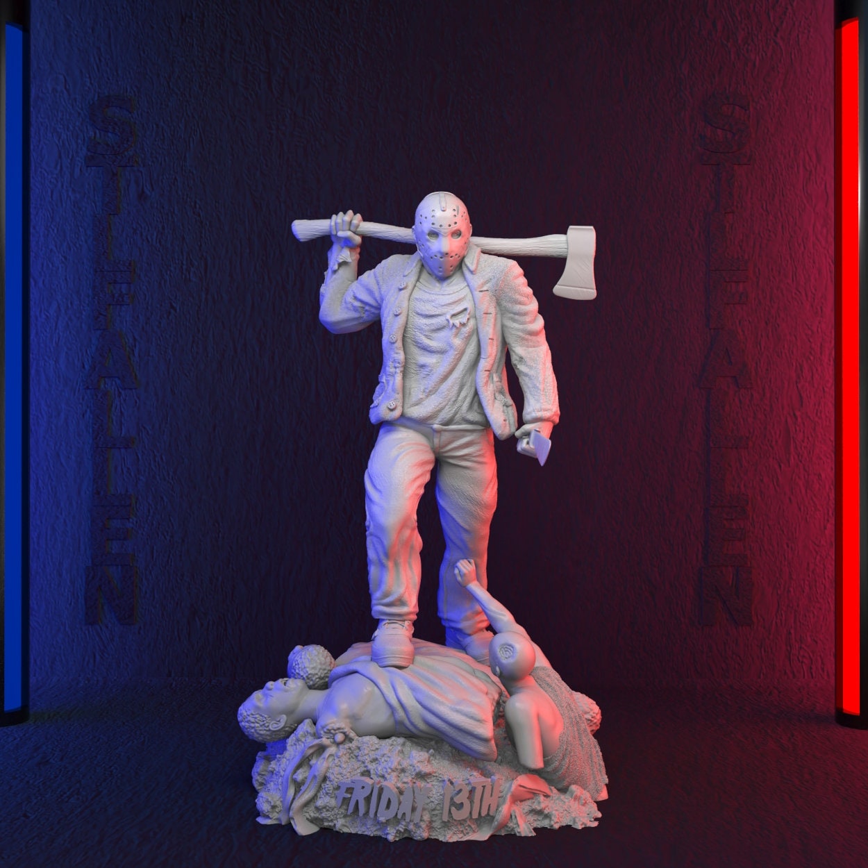 Jason Friday13th 3D Printable STL File -instant Download - Fast and ...