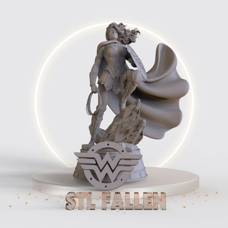 Wonder Woman Fanart 3D Printable STL File instant Download Fast and ...