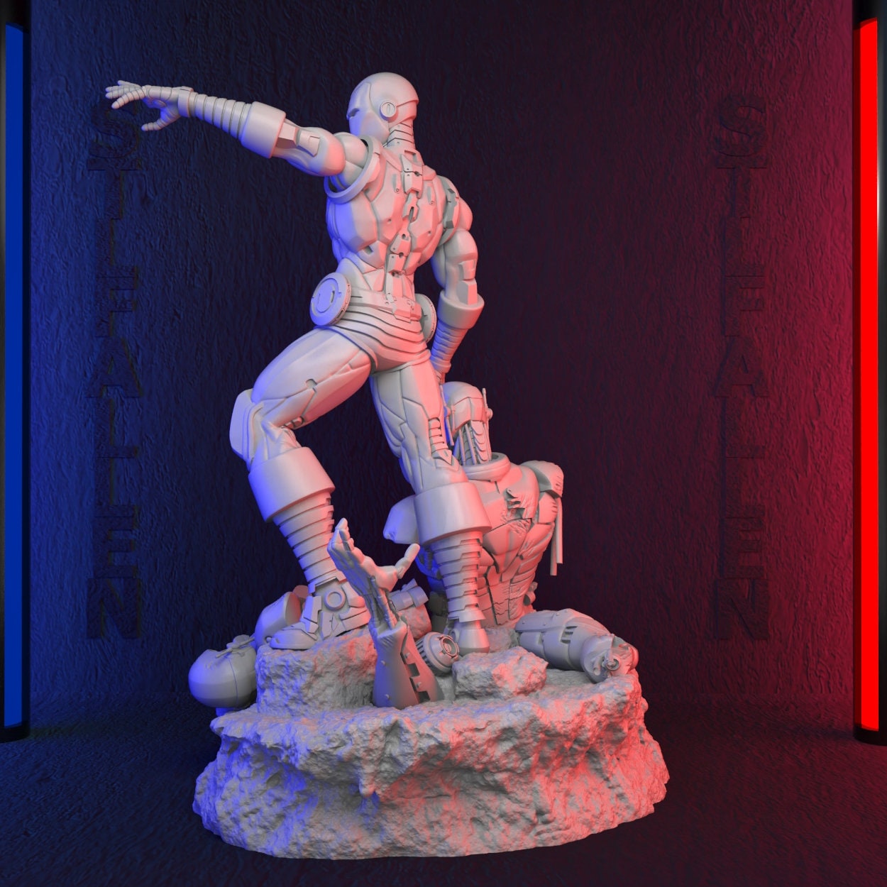 Ironman Ultron 3D Printable STL File -instant Download - Fast and Easy ...