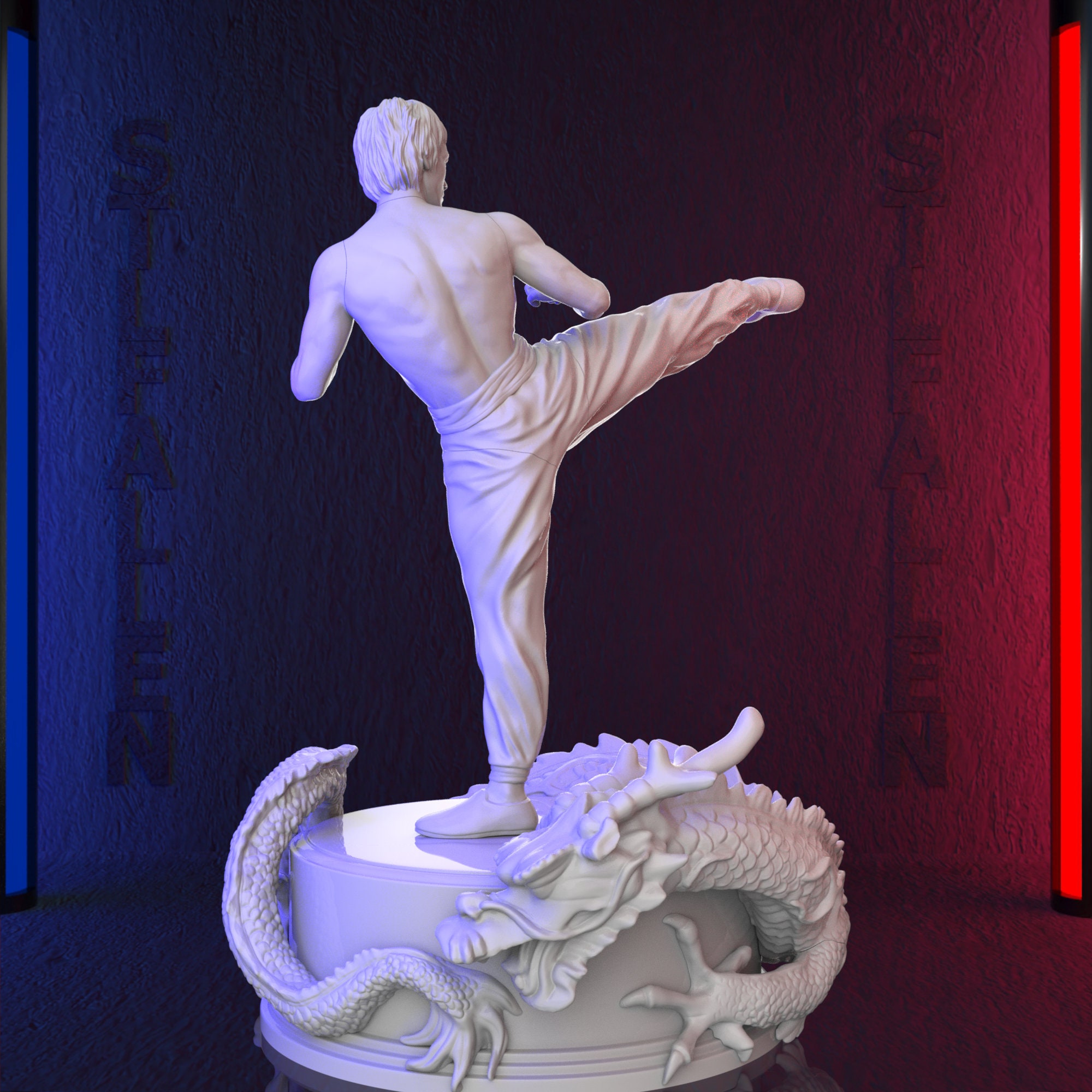 Bruce Lee 3D Printable STL File -instant Download - Fast and Easy for ...