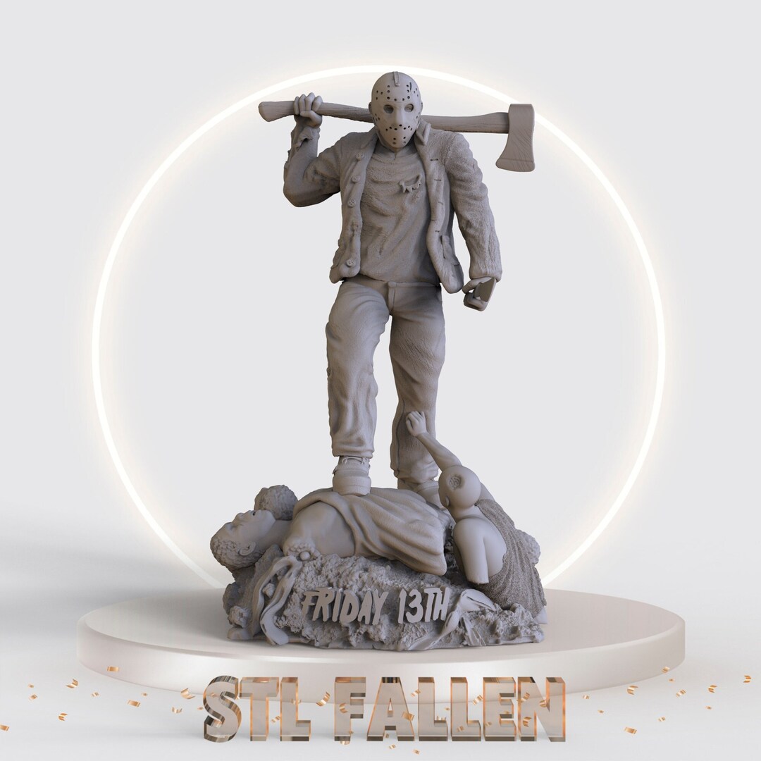 Jason Friday13th 3D Printable STL File -instant Download - Fast and ...