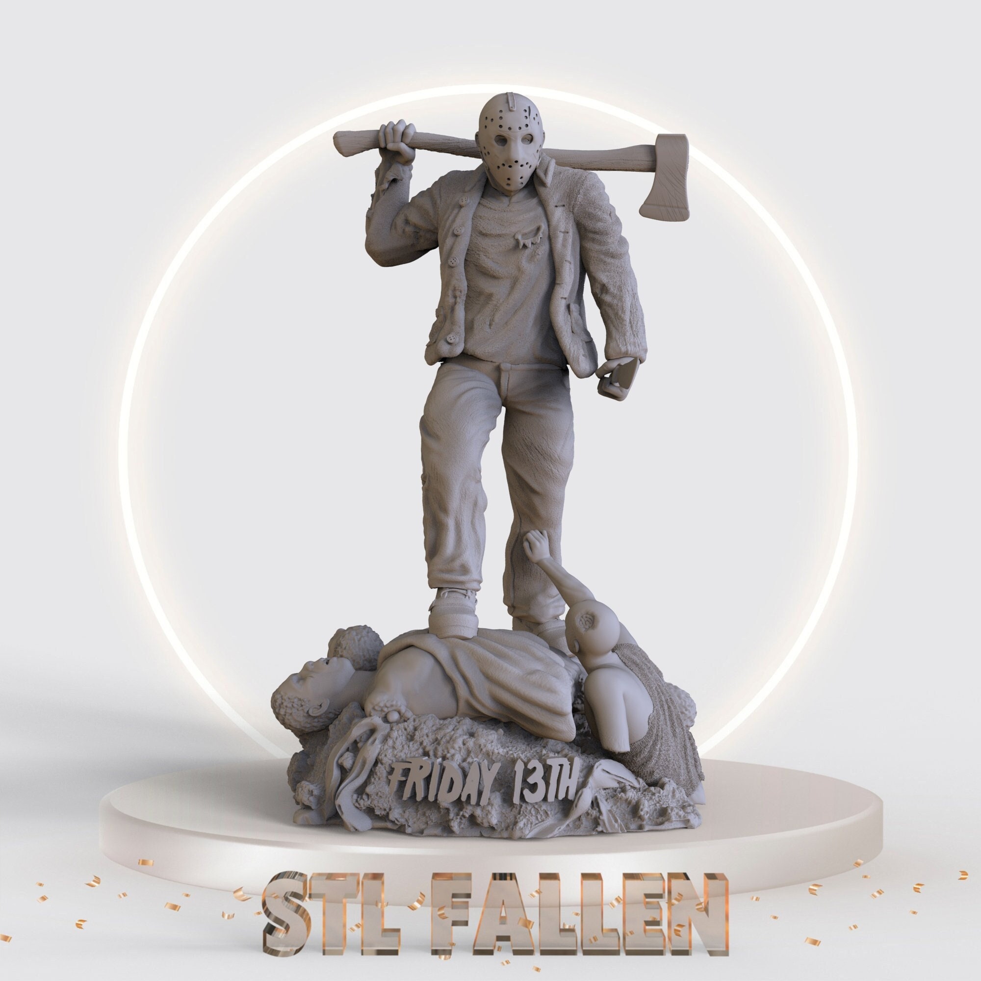 Jason Friday13th 3D Printable STL File -instant Download - Fast and ...