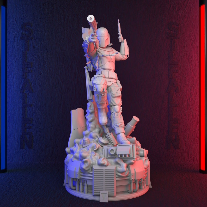 Boba Feet 3d Printable Stl File Instant Download Fast And Easy For 8426