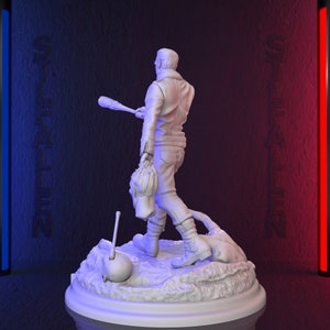 The Walking Dead Negan Statue 3D Printable STL File -instant Download ...