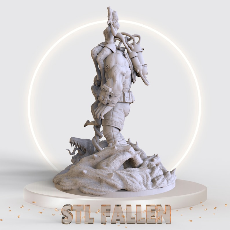 Bane Diorama 3D Printable STL File instant Download Fast - Etsy