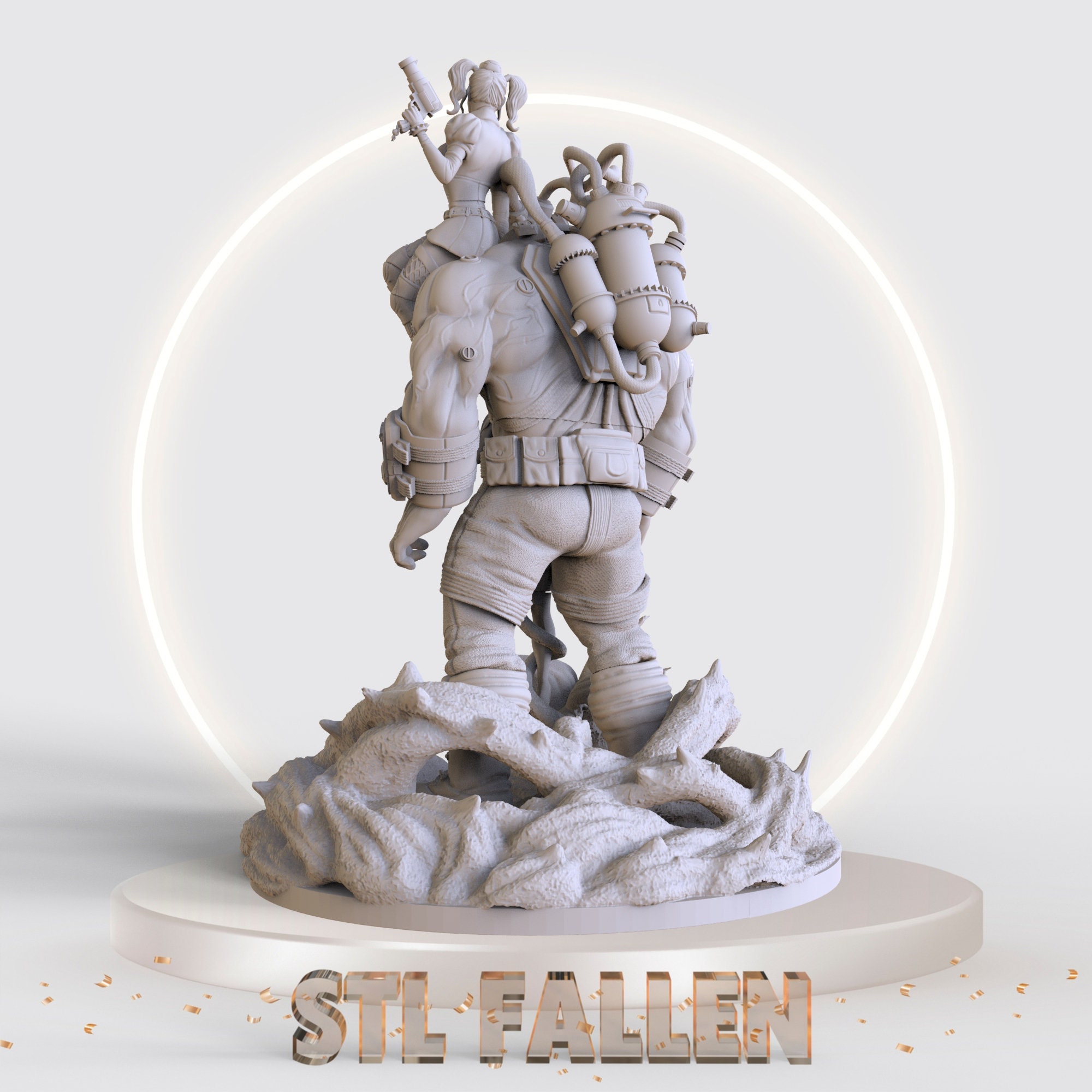 Bane Diorama 3D Printable STL File instant Download Fast - Etsy