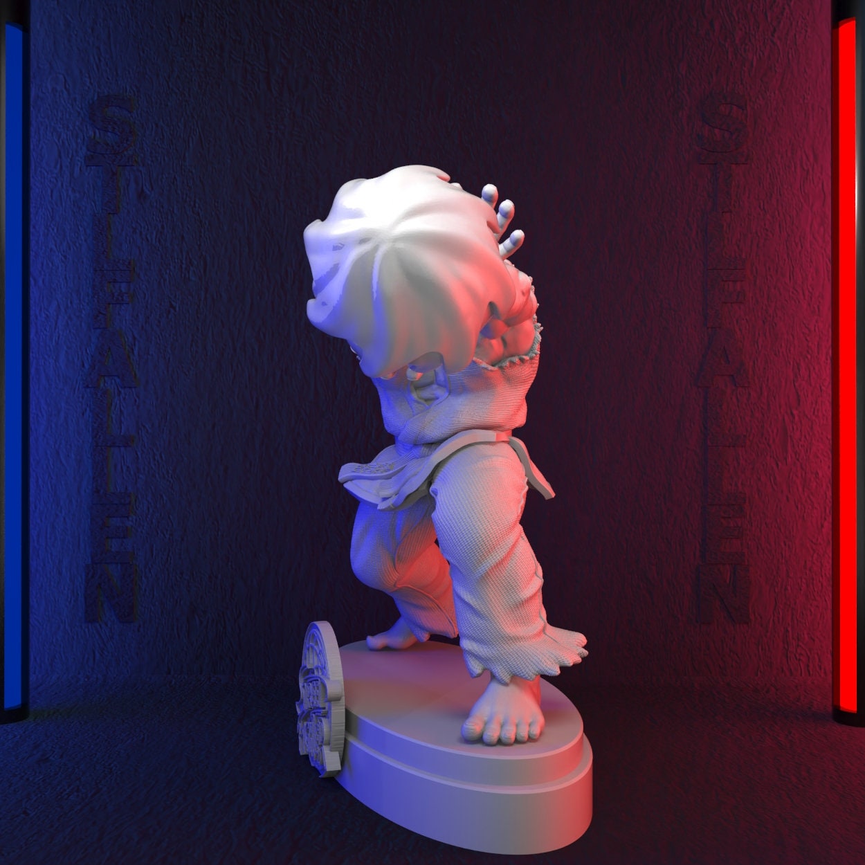 Street Figther Ryu - 3D Printable STL File -instant Download - Fast and ...