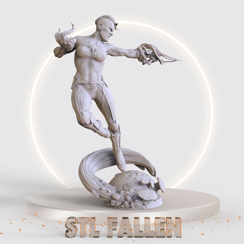 Captain Marvel 3D Printable STL File instant Download Fast - Etsy