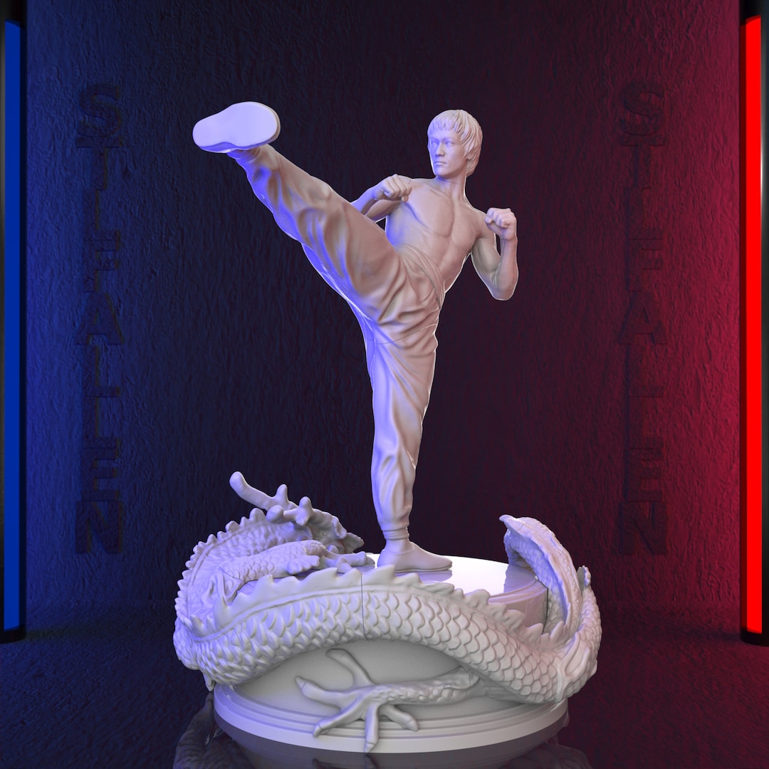 Bruce Lee 3D Printable STL File -instant Download - Fast and Easy for ...