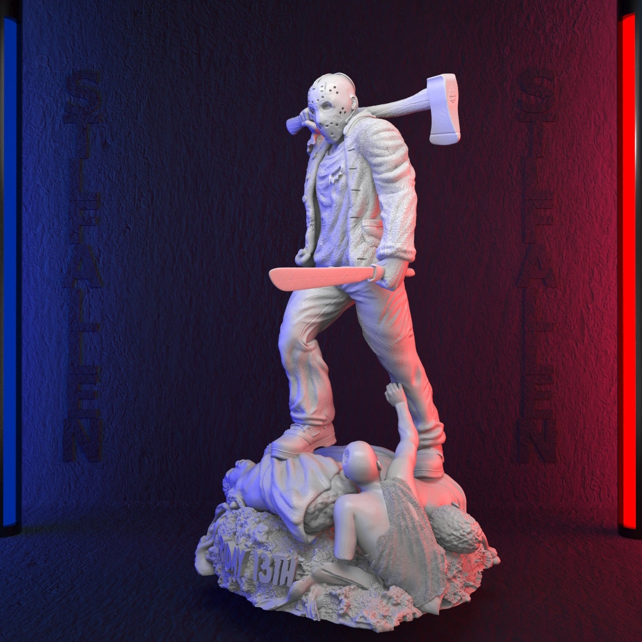 Jason Friday13th 3D Printable STL File -instant Download - Fast and ...