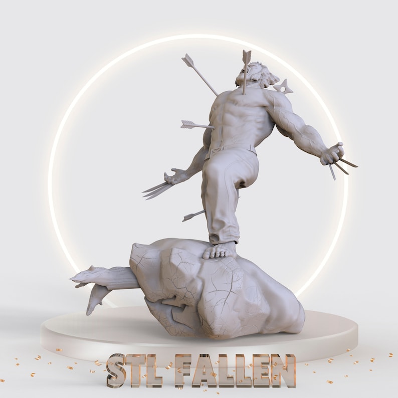 Wolverine Statue 3D Printable STL File instant Download - Etsy