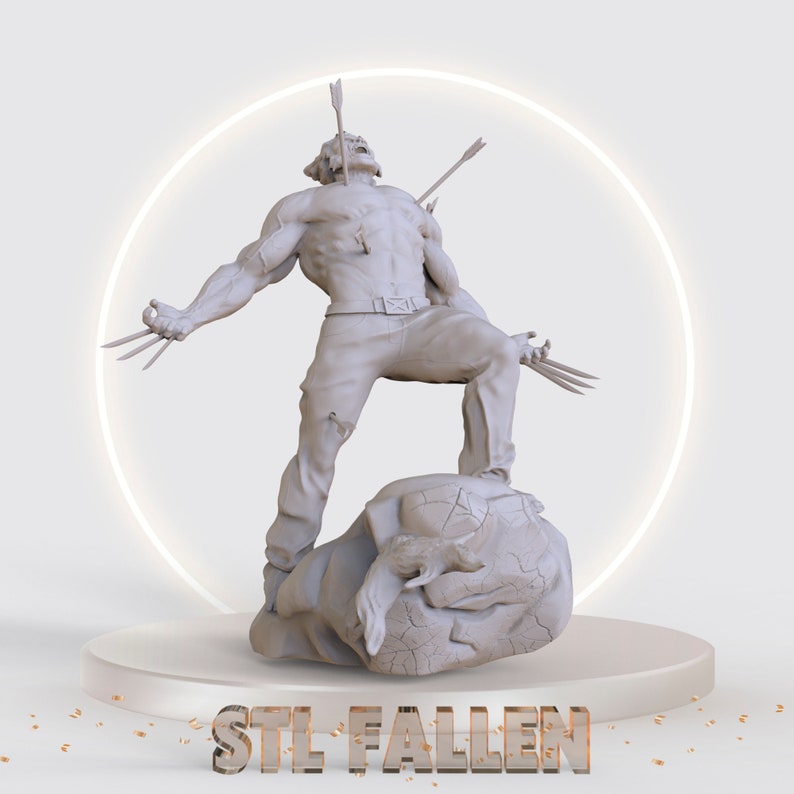 Wolverine Statue 3D Printable STL File instant Download - Etsy