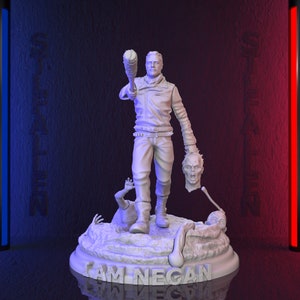 The Walking Dead Negan Statue 3D Printable STL File -instant Download ...