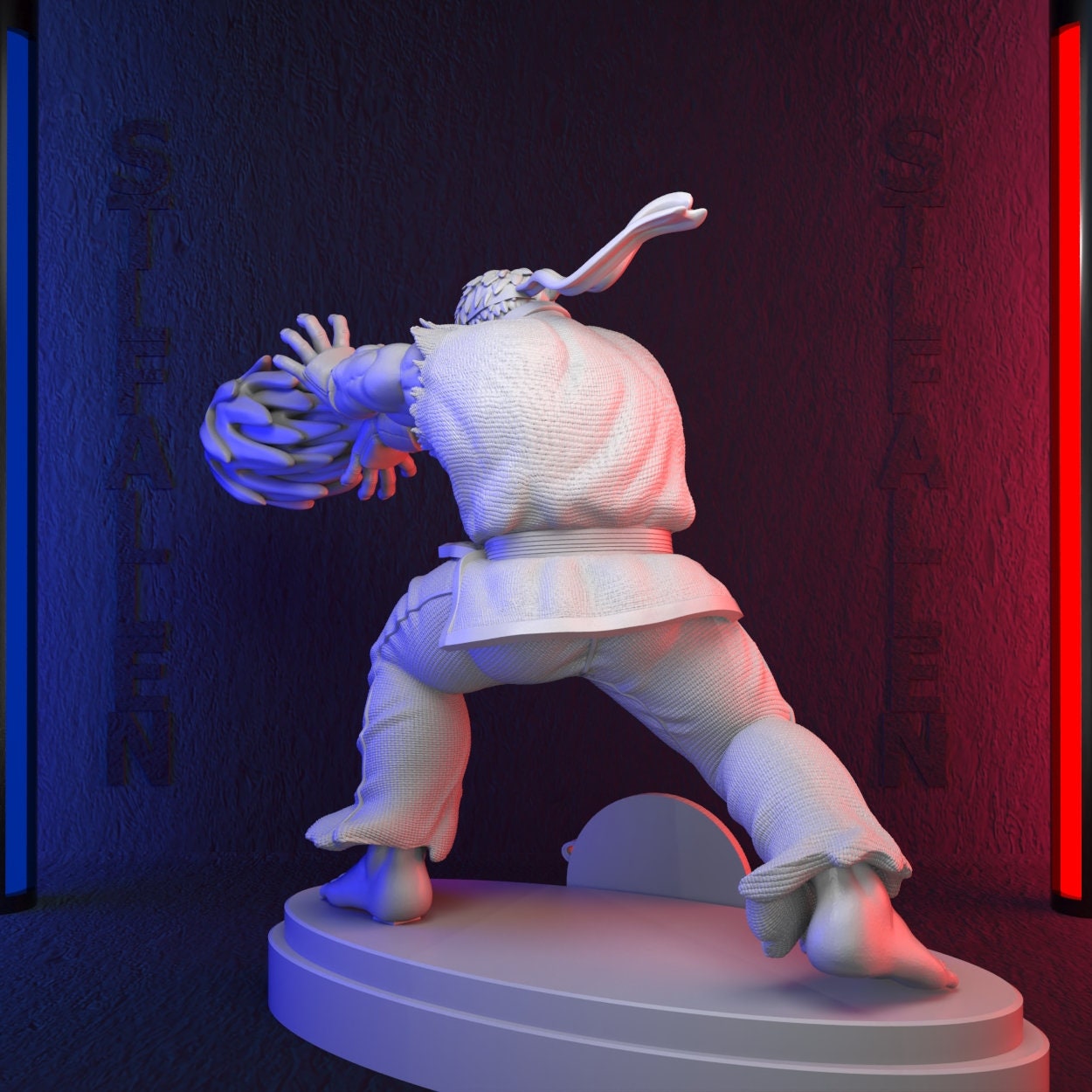 Street Figther Ryu - 3D Printable STL File -instant Download - Fast and ...