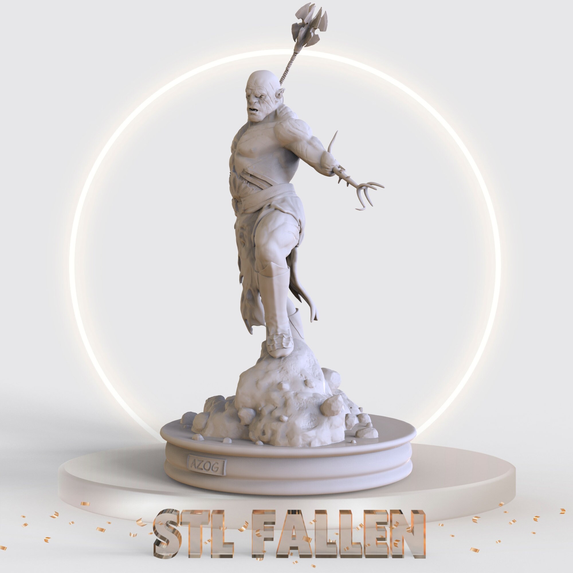 Azog 3D Printable STL File -instant Download - Fast and Easy Google ...