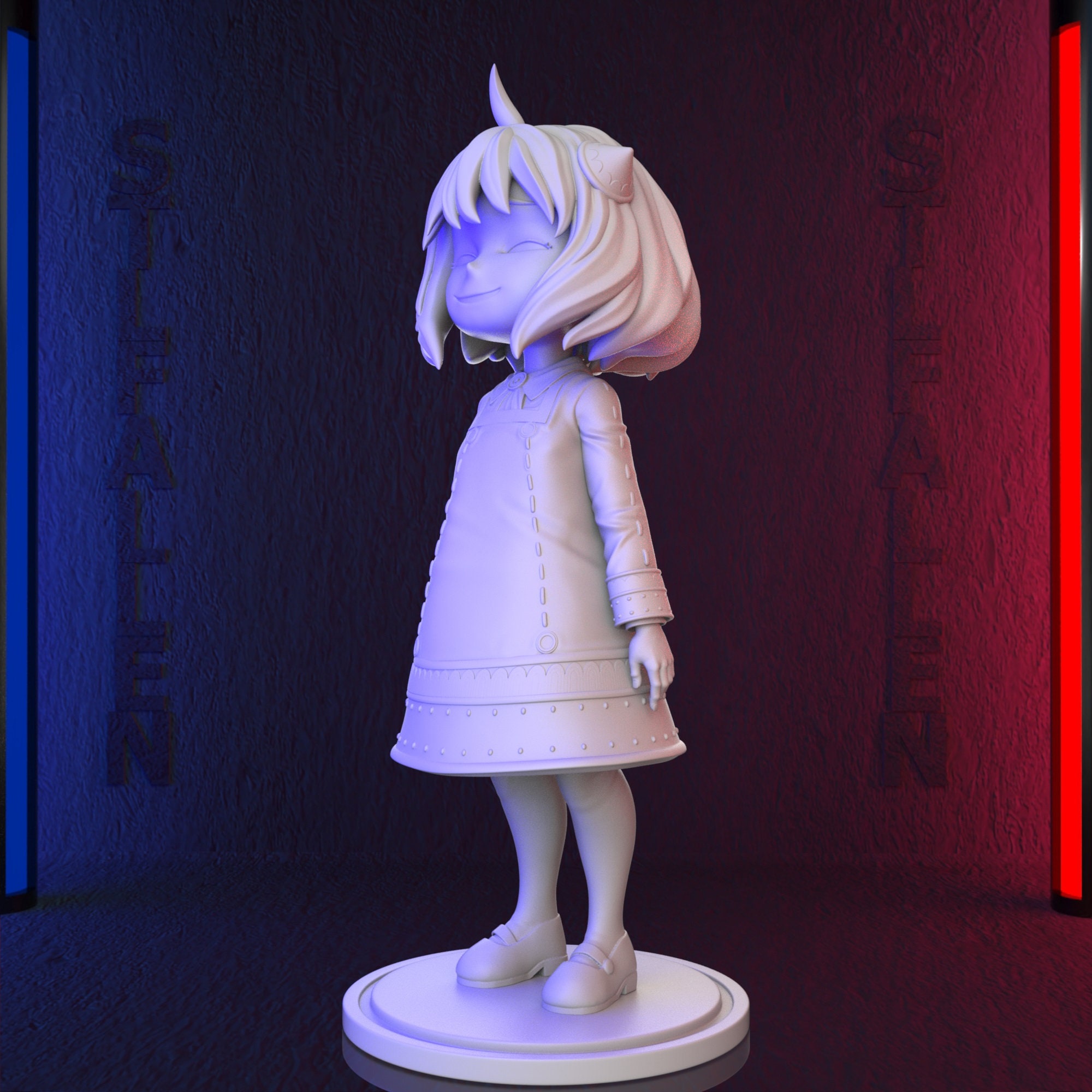 Smiling Anya 3D Printable STL File instant Download Fast - Etsy