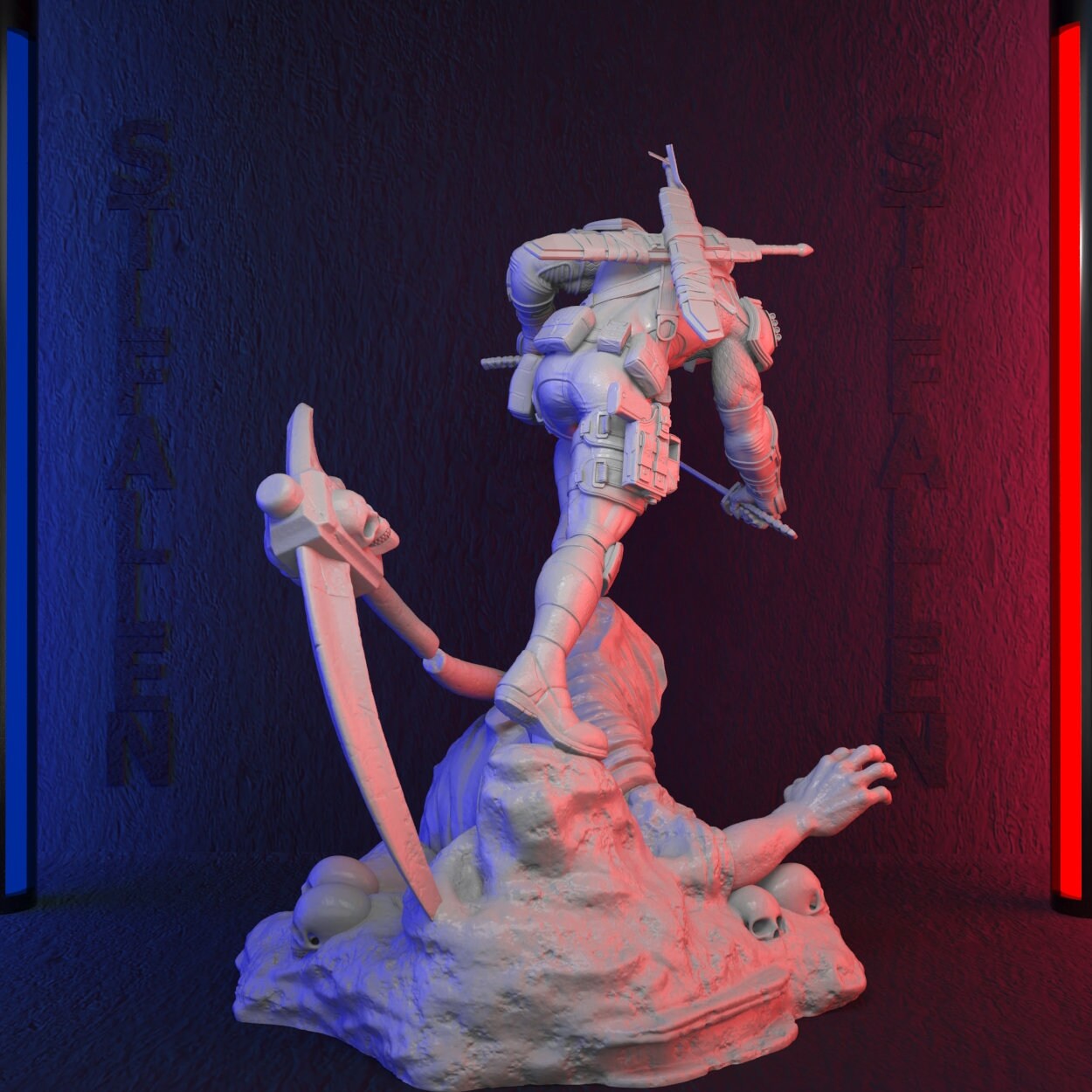 Deathstroke 3D Printable STL File -instant Download - Fast and Easy ...