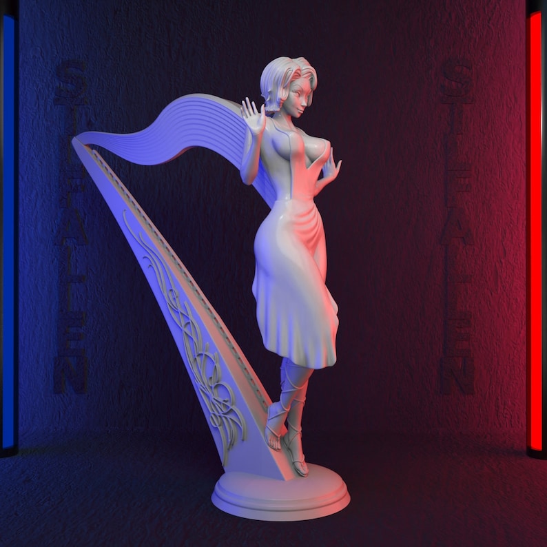 Golden Harp 3D Printable STL File instant Download Fast and - Etsy