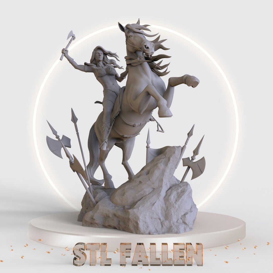 Red Sonya 3D Printable STL File -instant Download - Fast and Easy ...