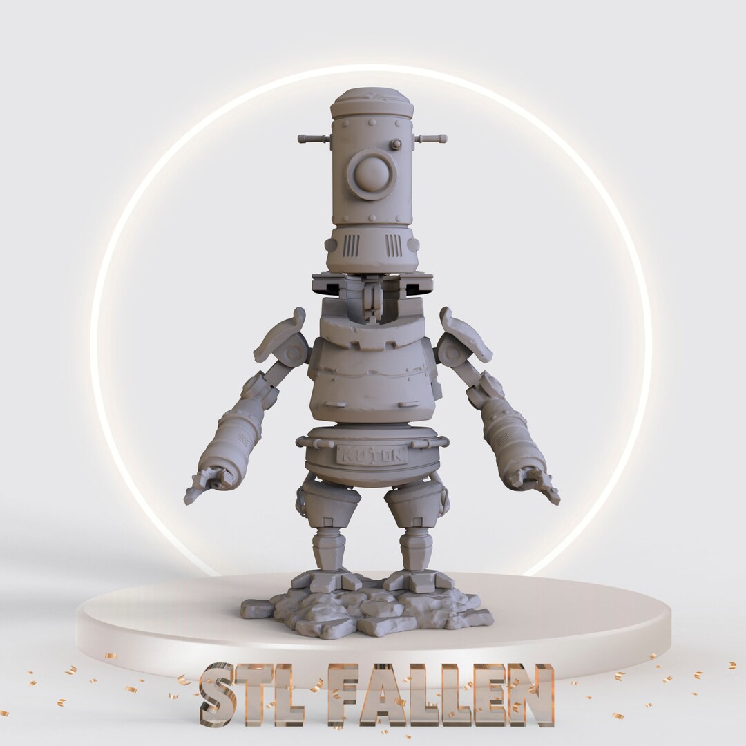Mech Girl 3D Printable STL File instant Download Fast and Easy Google ...
