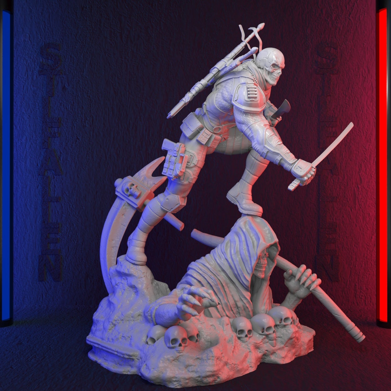 Deathstroke 3D Printable STL File -instant Download - Fast and Easy ...